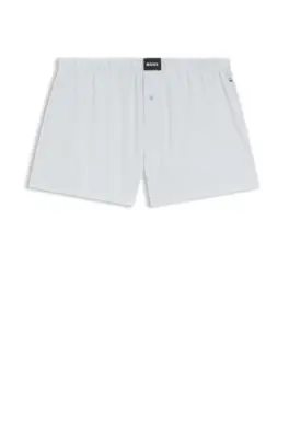BOSS Two-pack Of Boxer Shorts In Stretch Cotton - Patterned