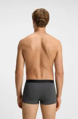 BOSS One Three-pack Of Trunks In Stretch Cotton - Light Beige