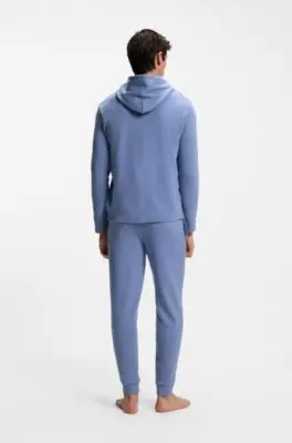 BOSS Cotton-blend Waffle Pajama Hoodie