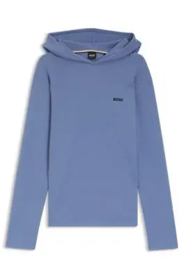 BOSS Cotton-blend Waffle Pajama Hoodie