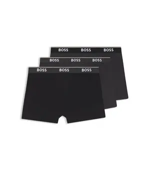 BOSS Three-pack Stretch-cotton Boxer Briefs - Patterned