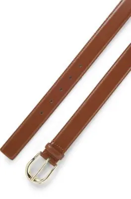BOSS Italian Leather Belt - Brown