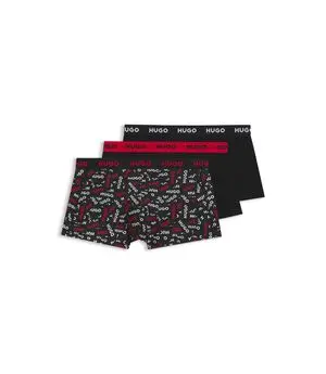Hugo 3-pack Trunks - Light Red