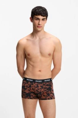 Hugo 3-pack Trunks - Patterned