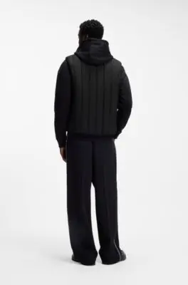 Hugo Lightweight Gilet With Vertical Quilting