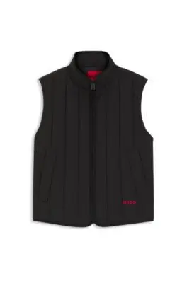 Hugo Lightweight Gilet With Vertical Quilting