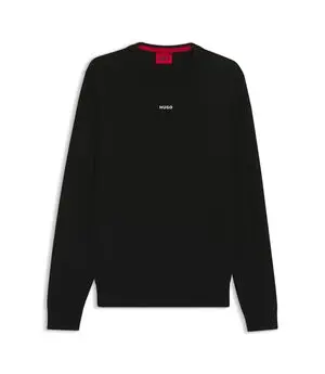 Hugo Cotton Sweater - Black