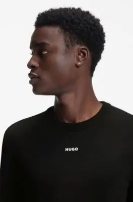 Hugo Cotton Sweater - Black