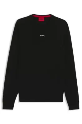 Hugo Cotton Sweater - Black