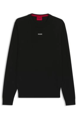 Hugo Cotton Sweater - Black