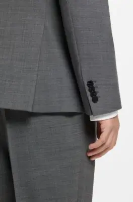 Hugo Slim-fit Sharkskin Jacket