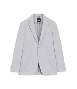 BOSS Herringbone Regular-fit Jacket
