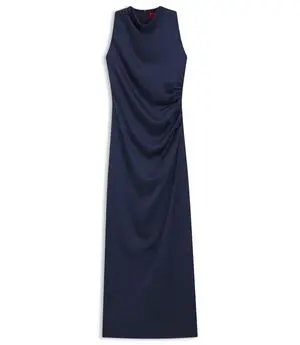 Hugo Gathered-detail Maxi Dress