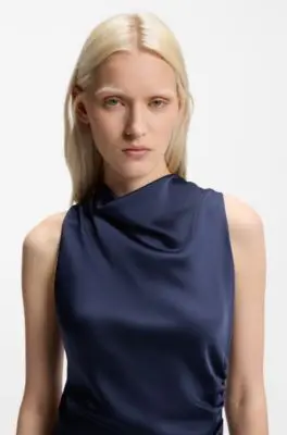 Hugo Gathered-detail Maxi Dress