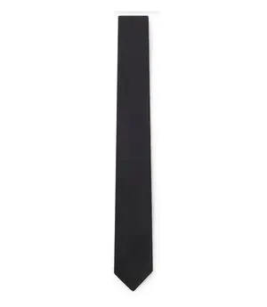 BOSS Pure Silk Jacquard Neck Tie - Black