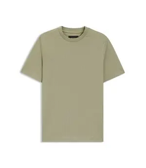 BOSS Cotton-silk T-shirt With Geometric Jacquard