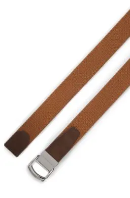 BOSS By Beckham Tape Belt With Nubuck Trims