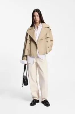 Hugo Short Trench Jacket