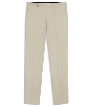 Hugo Extra-slim-fit Wool-blend Poplin Trousers