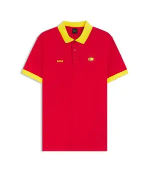 BOSS Paddy Polo Shirt With Country Flag - Spain