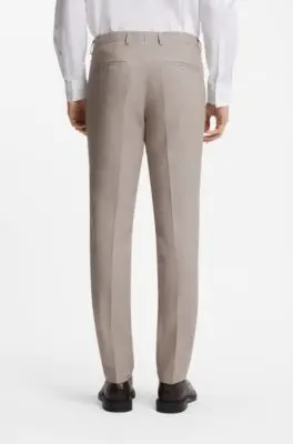 Hugo Three-piece Extra-slim-fit Suit - Light Brown