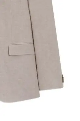 Hugo Three-piece Extra-slim-fit Suit - Light Brown