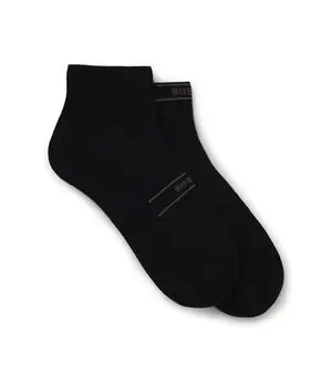 BOSS Two-pack Of Short Socks - Black
