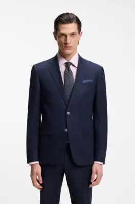 BOSS Jacquard-pattern Neck Tie - Light Pink
