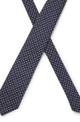 BOSS Jacquard-pattern Neck Tie - Light Pink