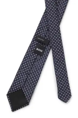 BOSS Jacquard-pattern Neck Tie - Light Pink