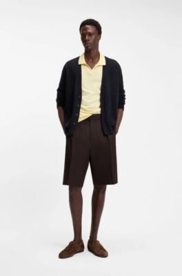 BOSS By Beckham Cotton Shorts - Brown