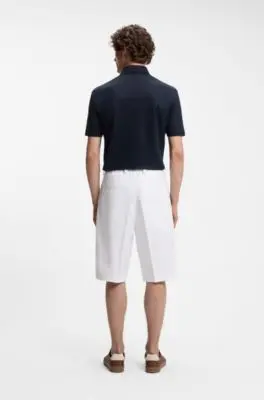 BOSS By Beckham Cotton Shorts - White