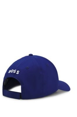 BOSS Five-panel Cap With Tennis Artwork - Light Blue