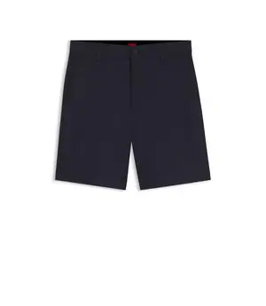 Hugo Slim-fit Stretch Cotton Shorts - Dark Blue