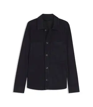 BOSS Metis Suede Shirt With Nappalan Inner