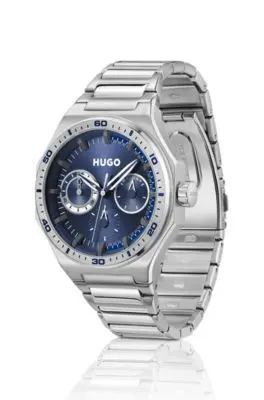 Hugo Grail Sport Silver-tone Bracelet Watch