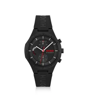 Hugo Watch With Silicone Logo Strap - Assorted Pre Pack