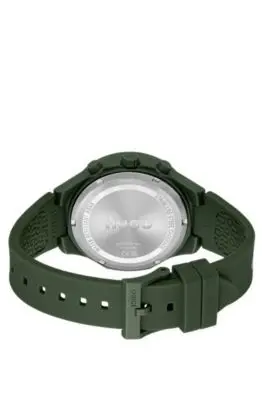 Hugo Watch With Logo Silicone Strap
