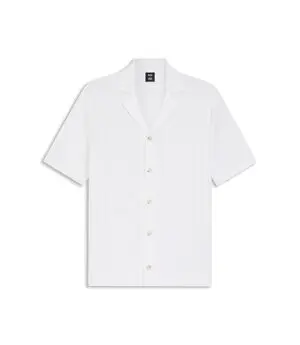 BOSS Selected Shohei Ohtani Shirt In Structured Cotton