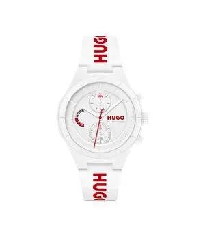 Hugo Watch With Logo Silicone Strap - Assorted Pre Pack