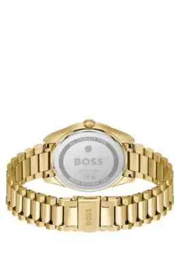 BOSS Gold-tone Bracelet Watch With Fluted Bezel - Assorted Pre Pack