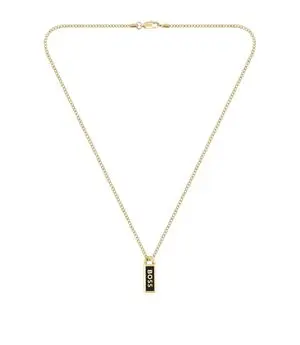 BOSS Gold-tone Necklace With Logo Pendant - Assorted Pre Pack