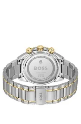 BOSS Sealiner Two-tone Chronograph Watch With Green Dial - Assorted Pre Pack