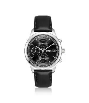 BOSS Stratus Chronograph Watch With Leather Strap - Assorted Pre Pack