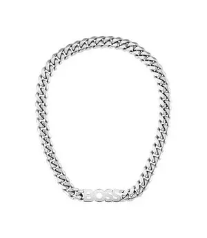 BOSS Logo Plate Curb Chain Necklace - Assorted Pre Pack