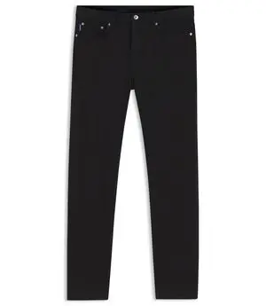 Hugo Slim-fit Jeans In Stretch Denim - Black