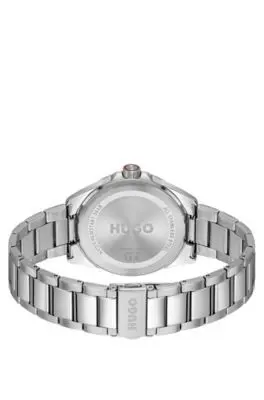 Hugo Seam Stainless-steel Watch With Textured Dial