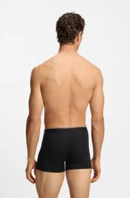 BOSS Three-pack Of Bamboo-blend Boxer Briefs