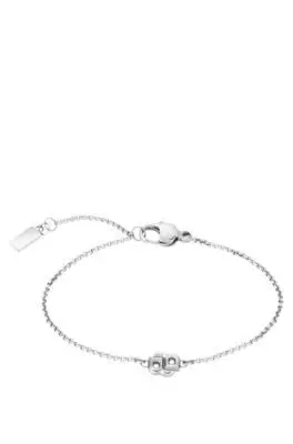 BOSS Silver-tone Bracelet With Double B Monogram