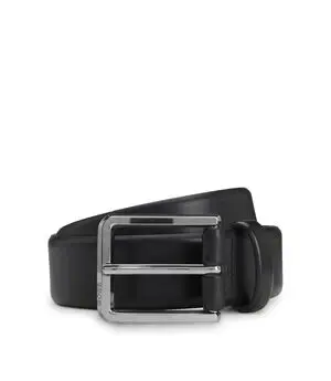 BOSS Italian Leather Belt - Black